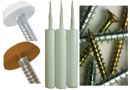 SILICONES, SCREWS & FIXINGS - pvcbuildingproducts.co.uk