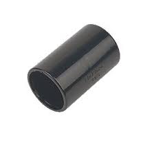21.5mm FloPlast Black Overflow Pipe Straight Coupling ...