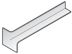 300mm White Capping Fascia Board Internal Corner Cover ...