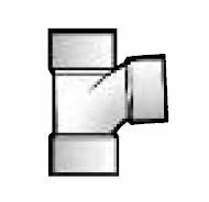 32mm FloPlast Solvent Weld Waste Tee - pvcbuildingproducts.co.uk