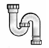 32mm Waste Pipe 'S' Trap with a 38mm seal. - pvcbuildingproducts.co.uk