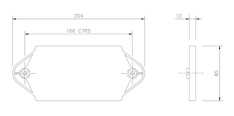 FloPlast 110mm Soil Pipe Clip Spacer Bracket - pvcbuildingproducts.co.uk