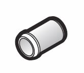 FloPlast Flo-Fit 15mm PE-X Barrier Pipe Insert. Bag of 50 ...