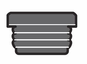 FloPlast Rubber Boss Adaptor to 40mm Pipe. - pvcbuildingproducts.co.uk