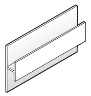 FloPlast White Cladding Centre Joint Trim - 5m length ...