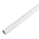 21.5mm FloPlast White Overflow Pipe - 3Mtr - pvcbuildingproducts.co.uk