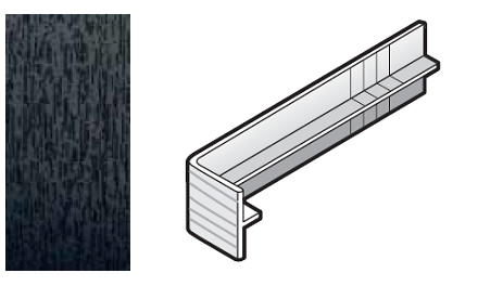 300mm Black Ash Capping Fascia Board Joint Cover - pvcbuildingproducts ...