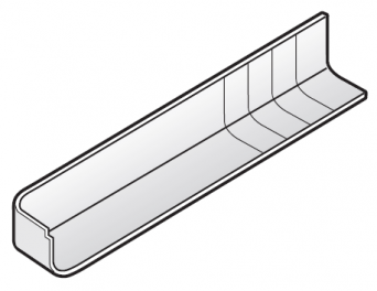 300mm White Capping Fascia Board External Corner Cover ...