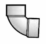 32mm x 92.5° FloPlast Solvent Weld Waste Swept Bend ...