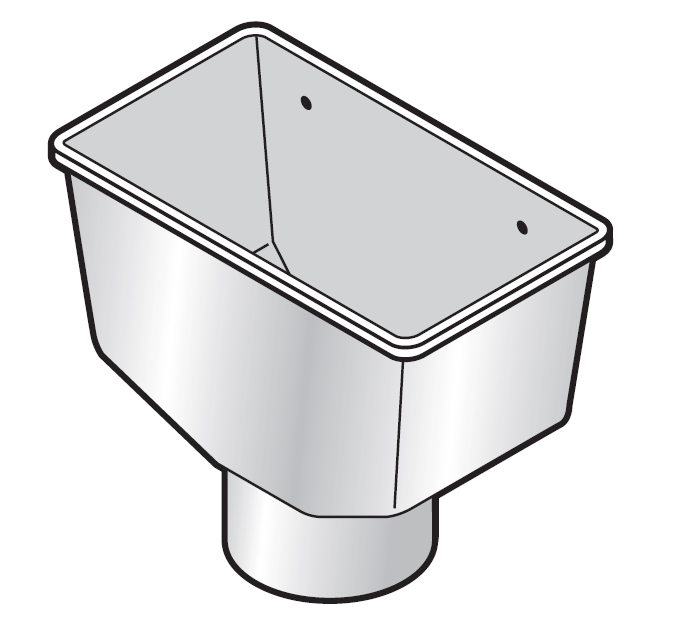 FloPlast Hopper for 110mm Pipe - pvcbuildingproducts.co.uk