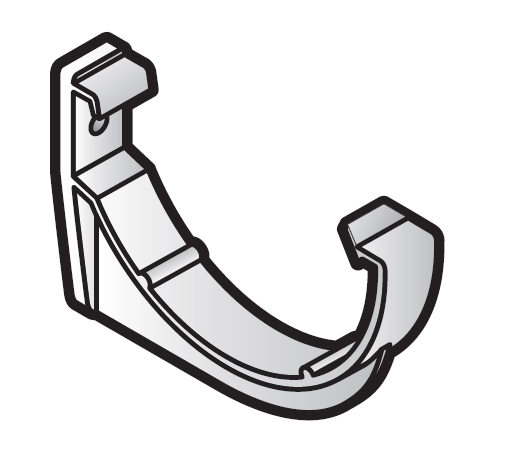 Floplast 76mm Mini Gutter Miniflo Bracket Pvcbuildingproducts Co Uk