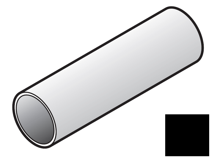 68mm Round Downpipe 2.5M length - pvcbuildingproducts.co.uk