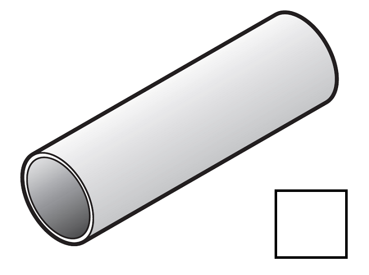 68mm Round Downpipe 4M length - pvcbuildingproducts.co.uk