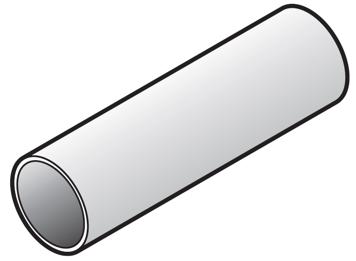 80mm Round Downpipe 4M length - pvcbuildingproducts.co.uk