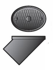 FloPlast 110mm Underground Drainage PVC Oval Rodding Point - Plain End ...