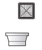 FloPlast 110mm Underground Drainage Square Hopper - including ...