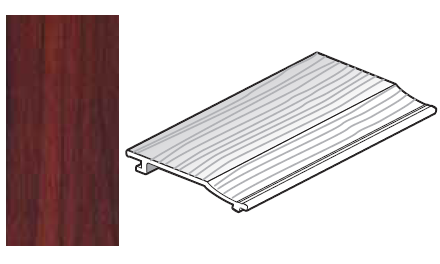 FloPlast 150mm Rosewood Shiplap External Cladding - 5m length ...