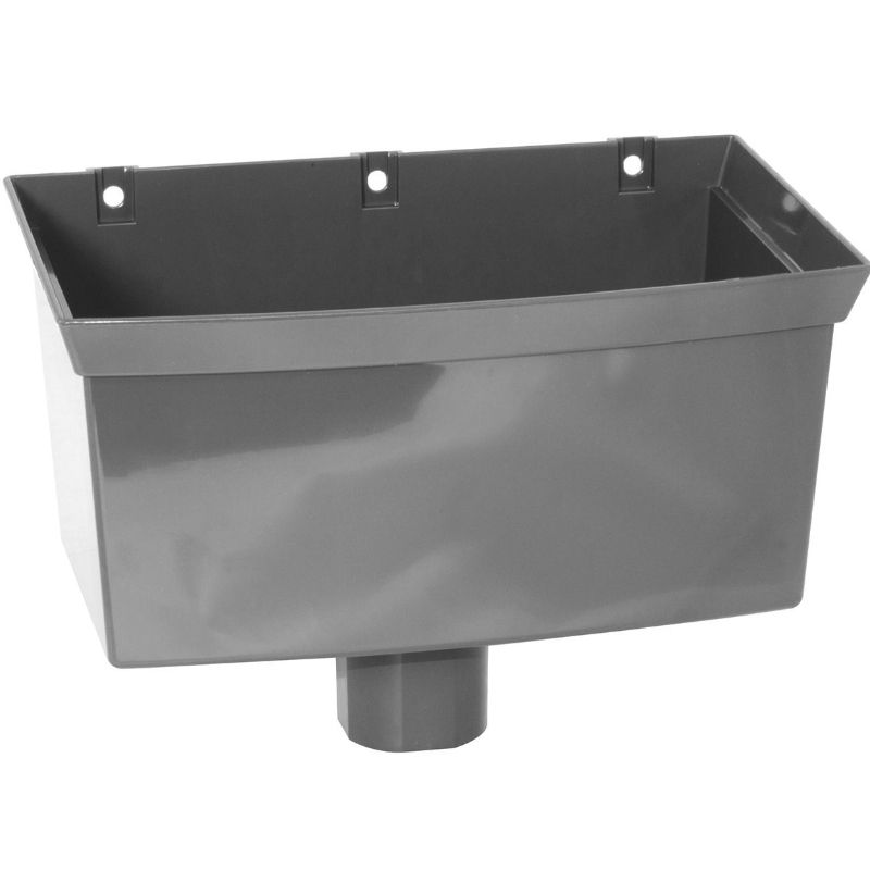 FloPlast Anthracite Grey Hopper - for Round Downpipes ...