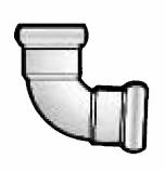 FloPlast Pushfit Waste 32mm Swept 92.5 Bend - pvcbuildingproducts.co.uk