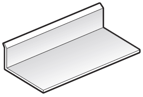 FloPlast White Cladding Drip Trim - 5m length - pvcbuildingproducts.co.uk