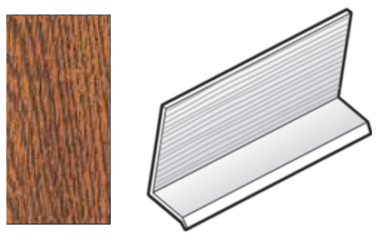 FloPlast Golden Oak Cladding Drip Trim - 5m length ...