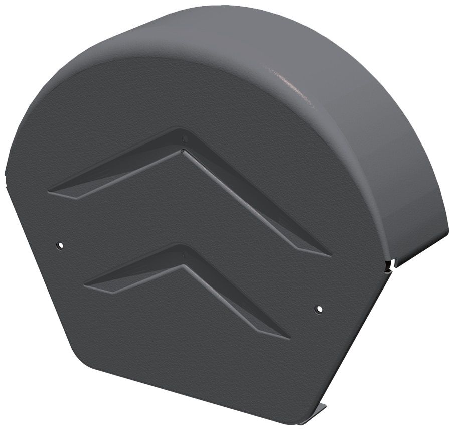 Manthorpe SmartVerge Dry Verge Half Round Ridge End Cap - Grey ...