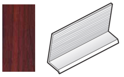 FloPlast Rosewood Cladding Drip Trim - 5m length - pvcbuildingproducts ...
