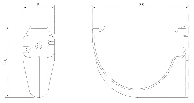 FloPlast 170mm Xtraflo Industrial Gutter Fascia Bracket ...
